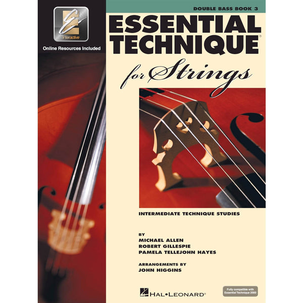 HAL LEONARD HL00868077 Essential Technique for Strings - Double Bass B ...