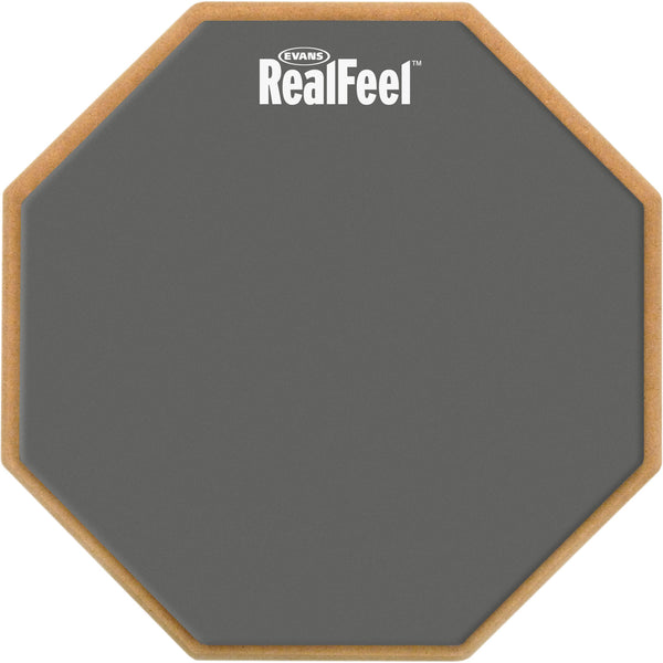 EVANS RF12D Real Feel 12" 2-Sided Practice Pad - Ray's Midbell Music